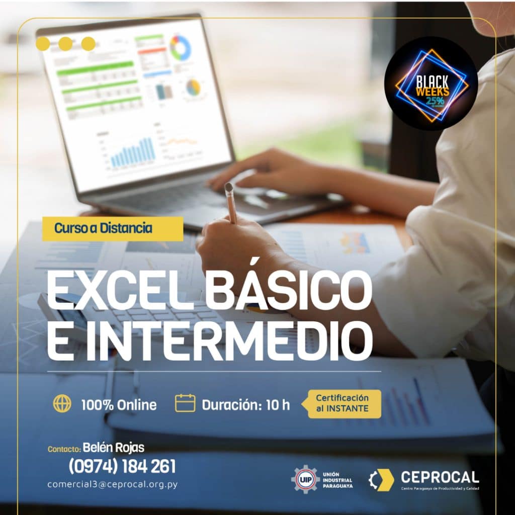Excel Básico e Intermedio - Ceprocal Ecommerce